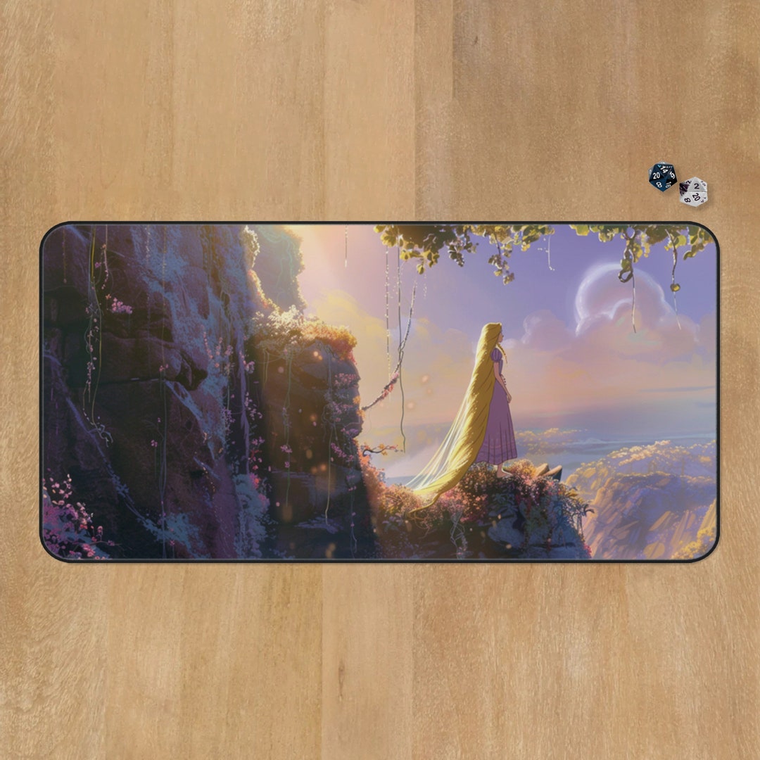 Rapunzel Lorcana Playmat Princess Desk Mat MTG Playmat Rapunzel TCG ...