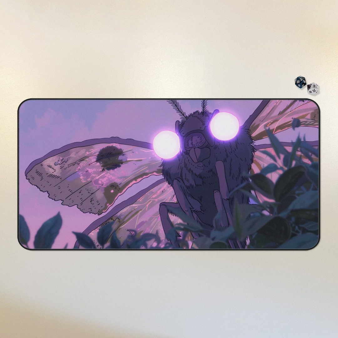 Fallout MTG Playmat Wise Mothman Gaming Mat Fallout TCG Playmat Purple ...