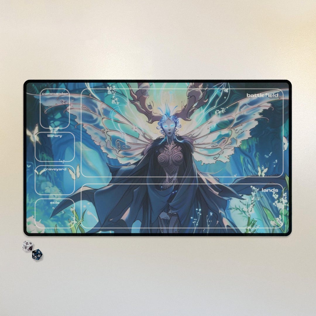 Talion, the Kindly Lord MTG Playmat Dark Faerie Desk Mat Lorcana TCG ...