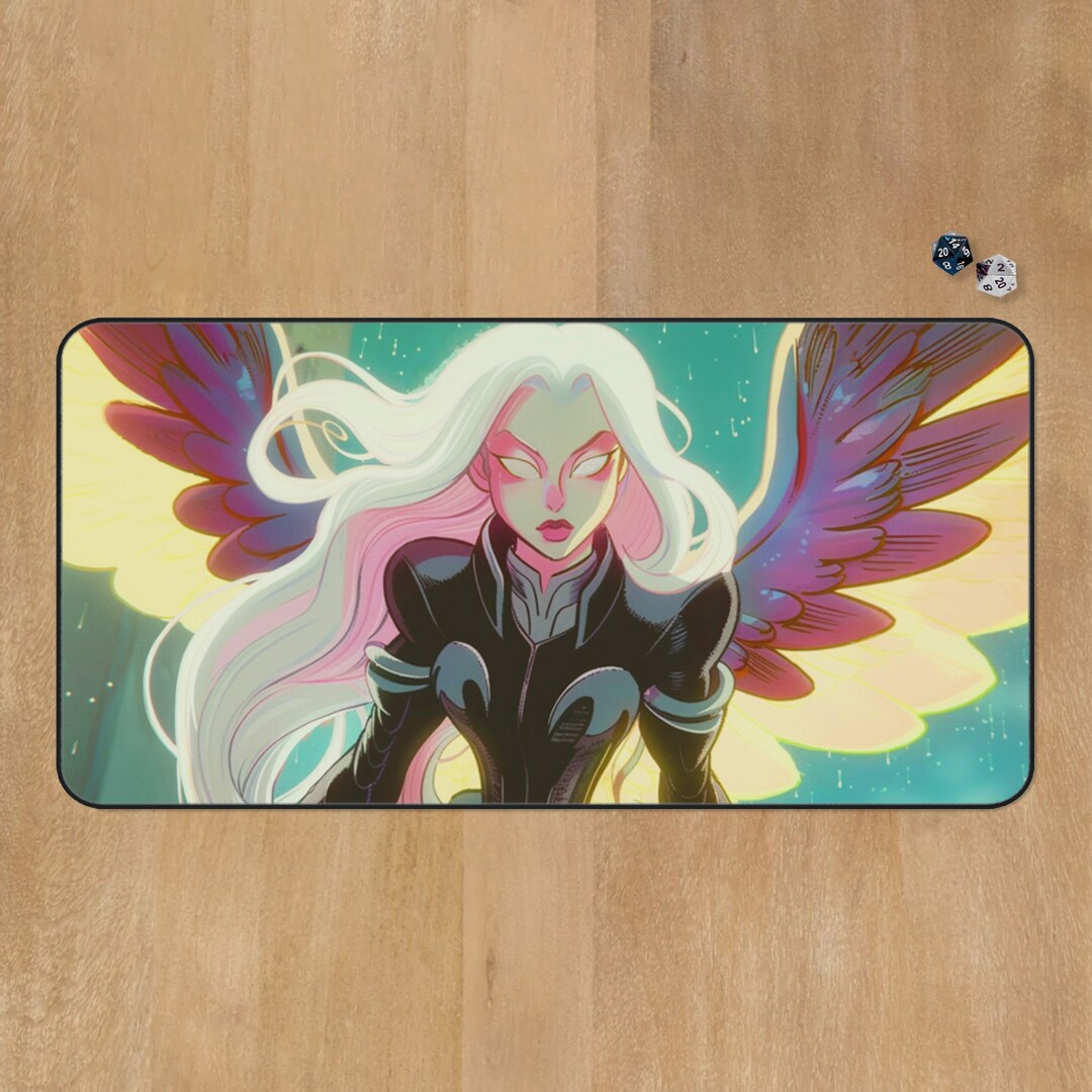 Archangel Avacyn MTG Playmat Cute Anime Play Mat Lorcana TCG Playmat ...