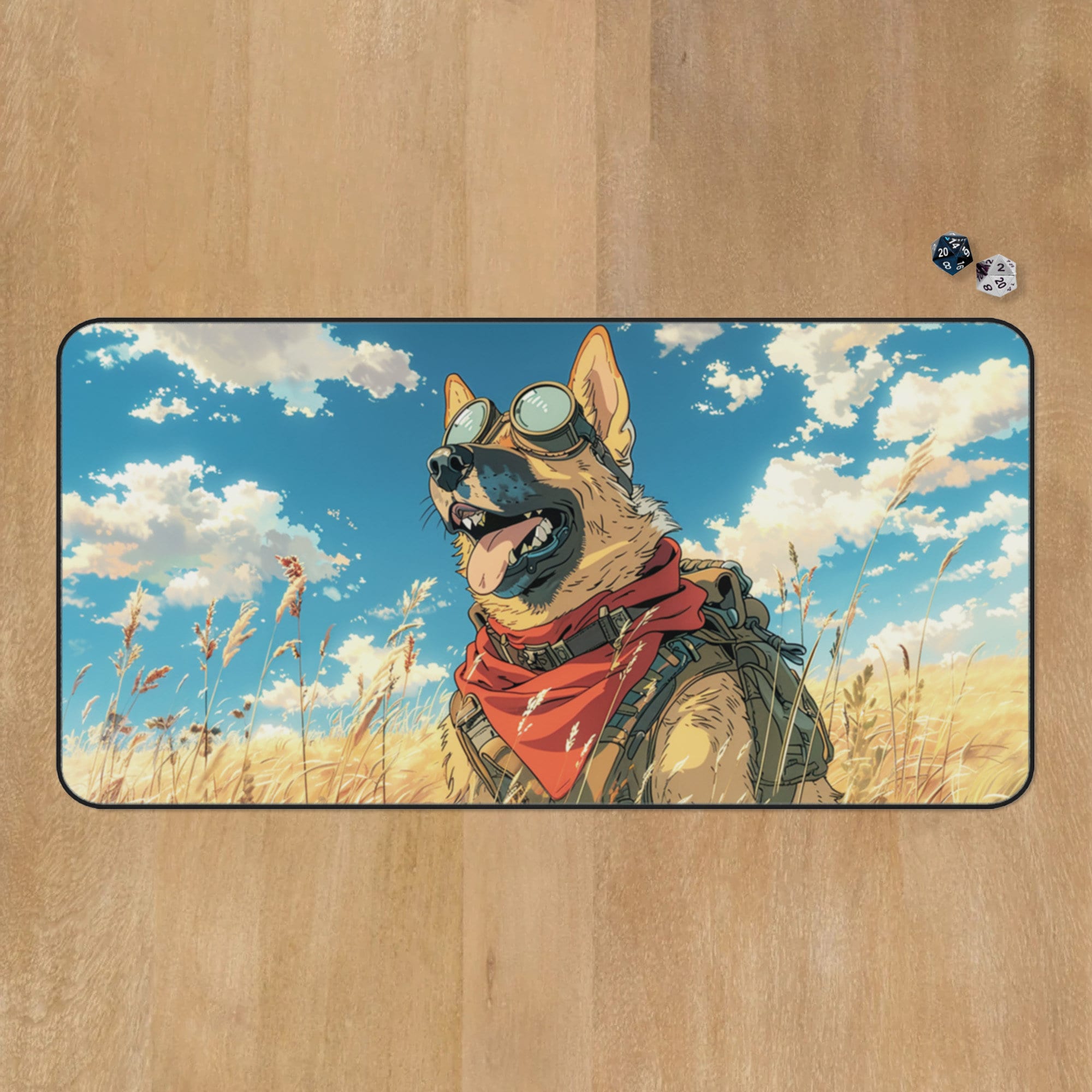 Dogmeat Fallout MTG Playmat Cute Dog Desk Mat Lorcana TCG Playmat Anime ...