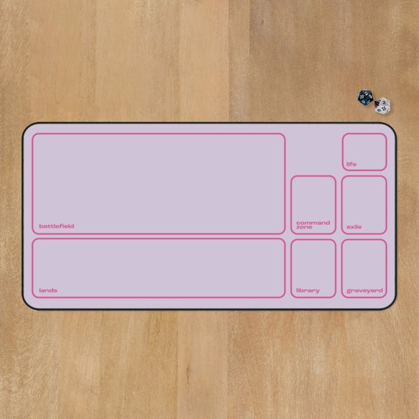 Mtg Playmat With Zones Cute - Etsy