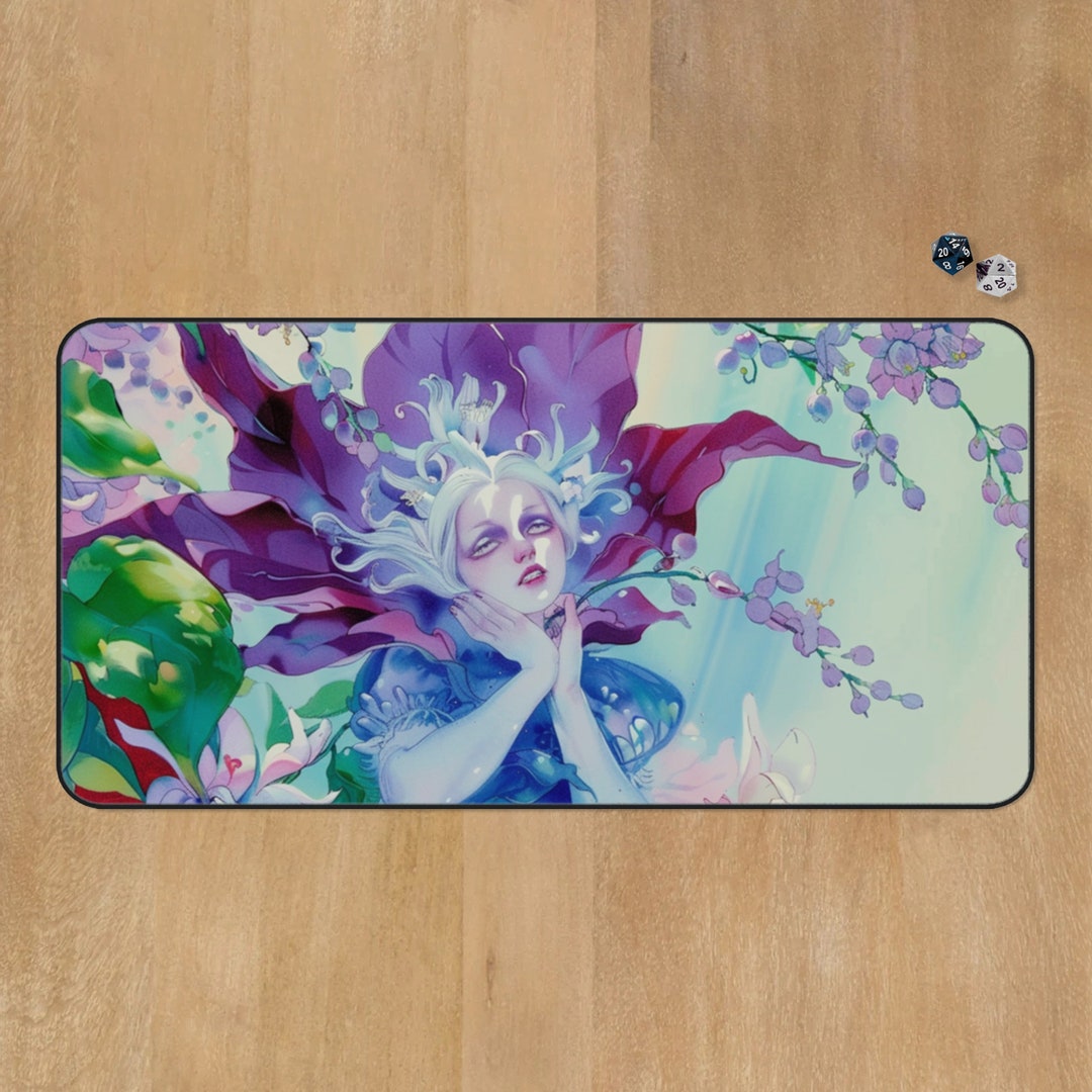 Oona, Queen of the Fae MTG Playmat Flower Fairy Desk Mat Lorcana TCG ...