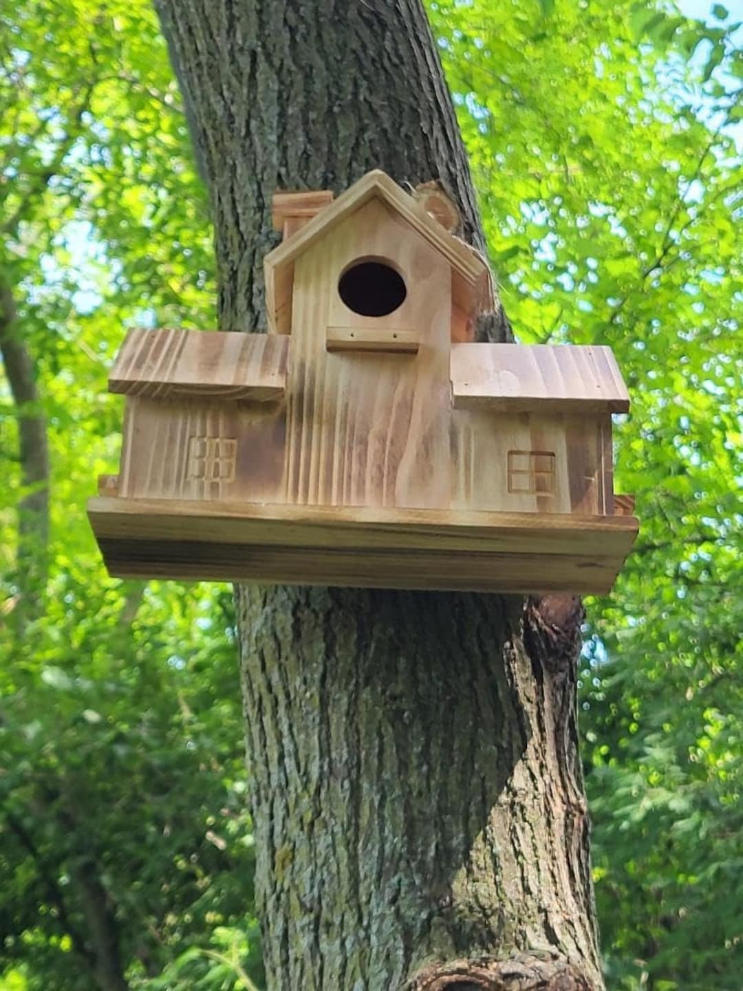 Hanging Birdhouse for Garden Bird Families Bluebird Finch Cardinals ...