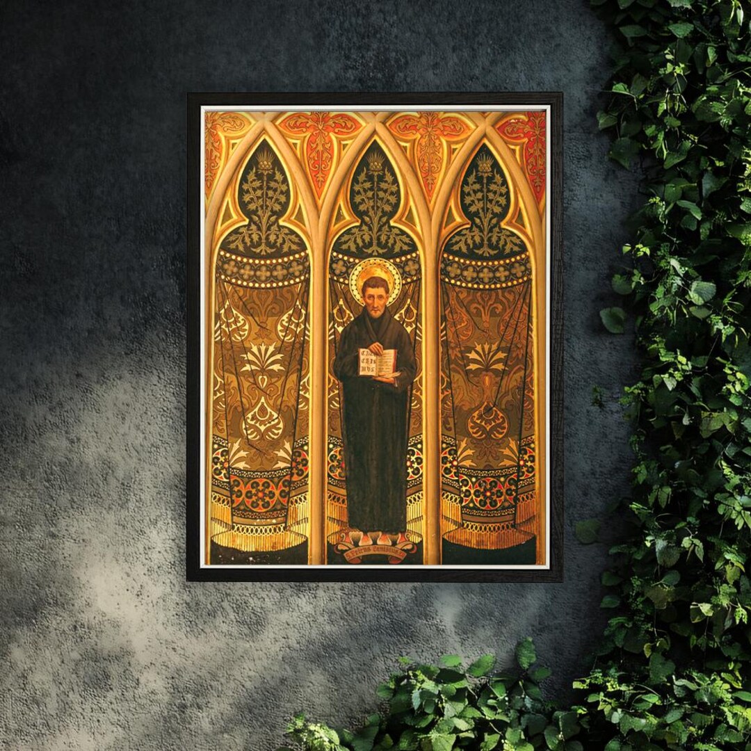 Catholic Saint - SAINT PETER CANISIUS - Catholic Poster - Neo-gothic ...