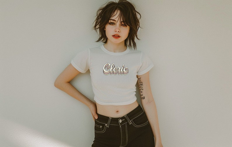 D&D Crop Top, CLERIC Crop Top, Dungeons and Dragons Crop Top, Dnd Shirt ...