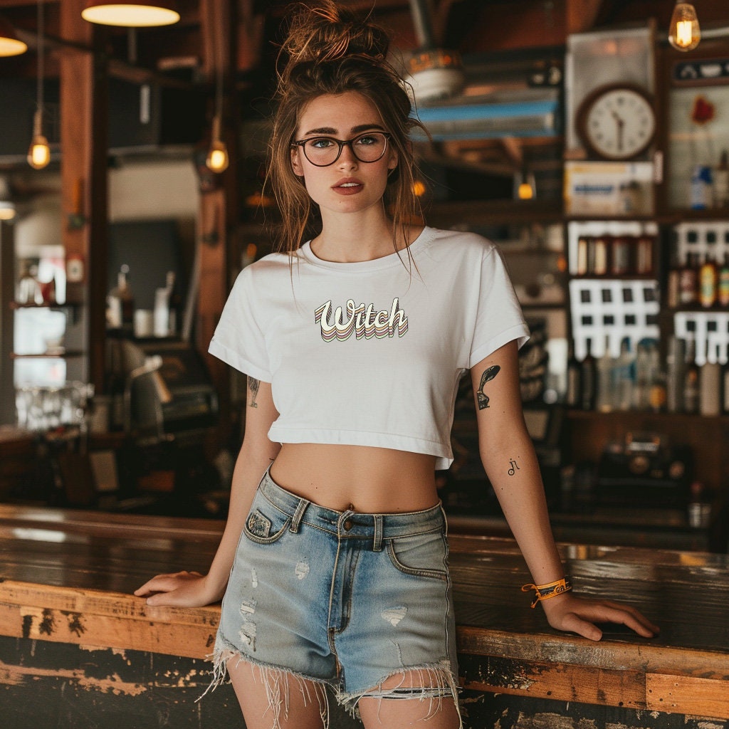 D&D Crop Top, WITCH Crop Top, Dungeons and Dragons Crop Top, Dnd Shirt ...