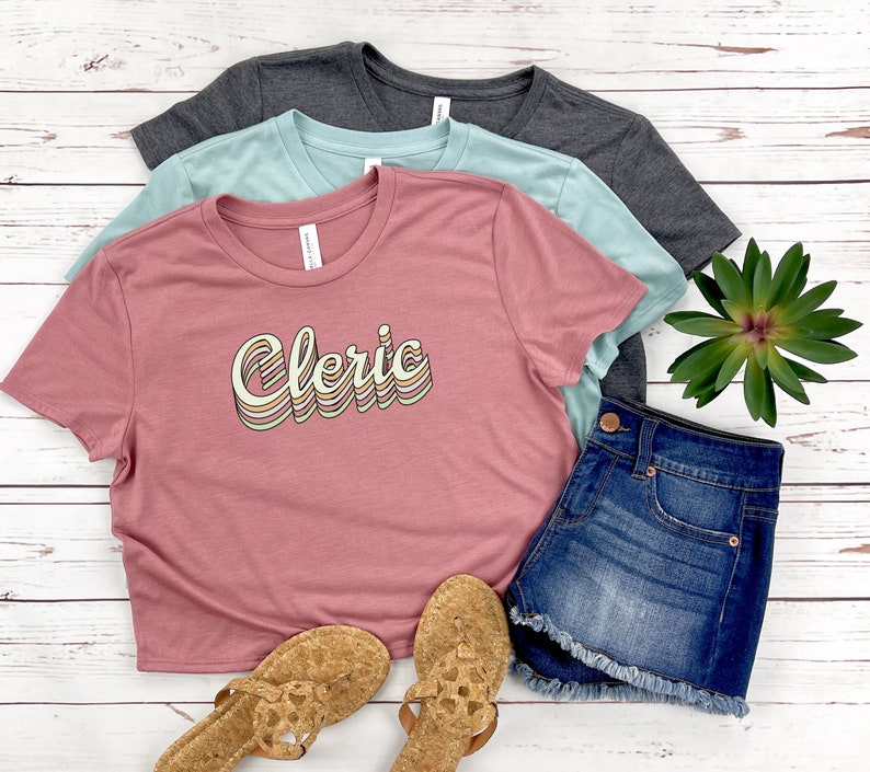 D&D Crop Top, CLERIC Crop Top, Dungeons and Dragons Crop Top, Dnd Shirt ...
