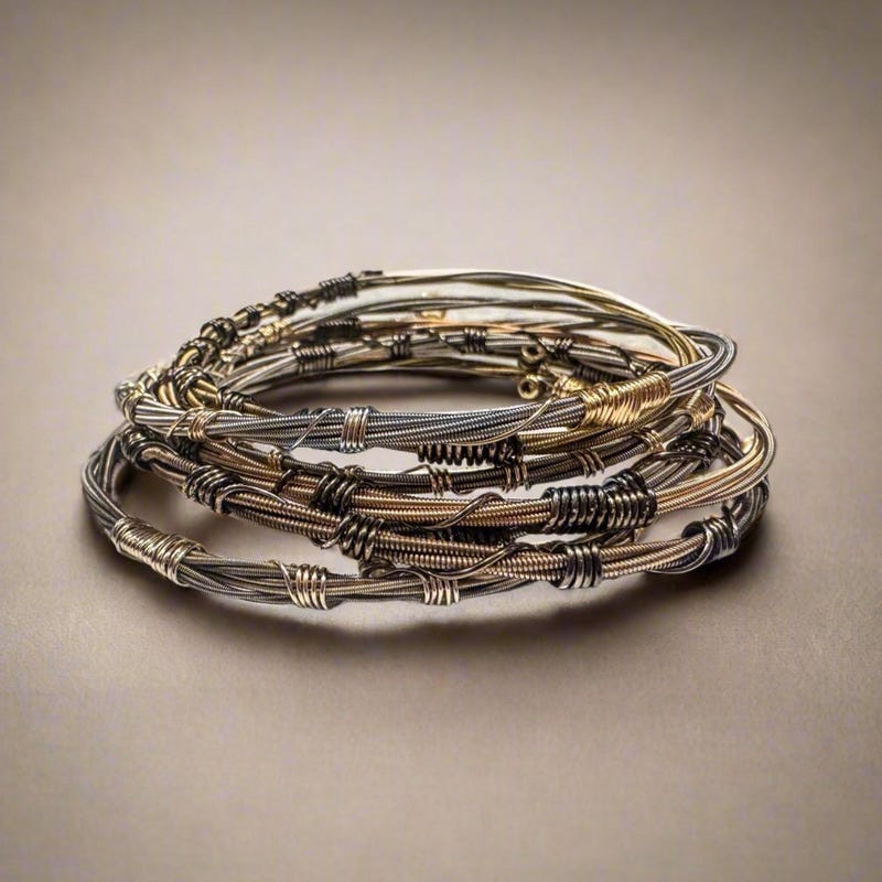 Upcycled String Jewelry - Etsy