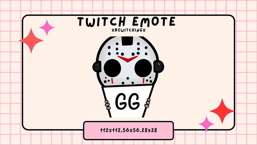 Jason GG Emote | Twitch Emote - Etsy