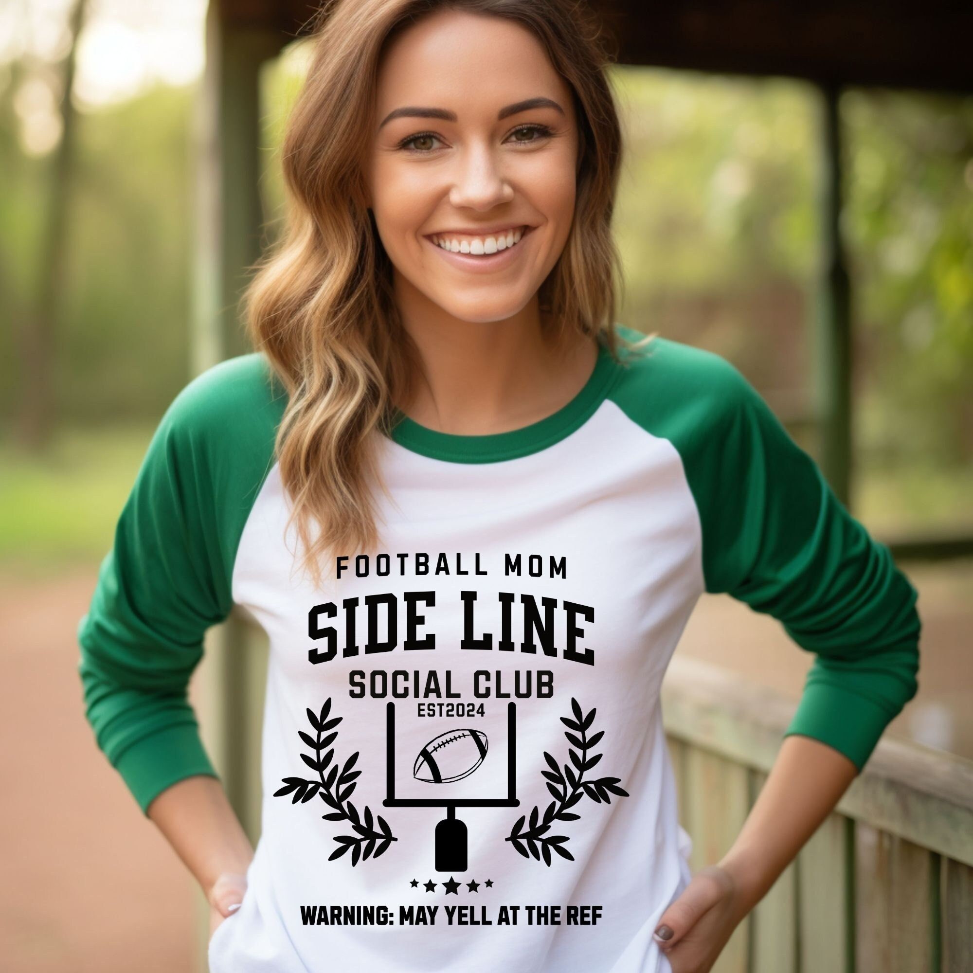 Football Mom PNG, Side Line Social Club Png Football Jpeg, Digital ...
