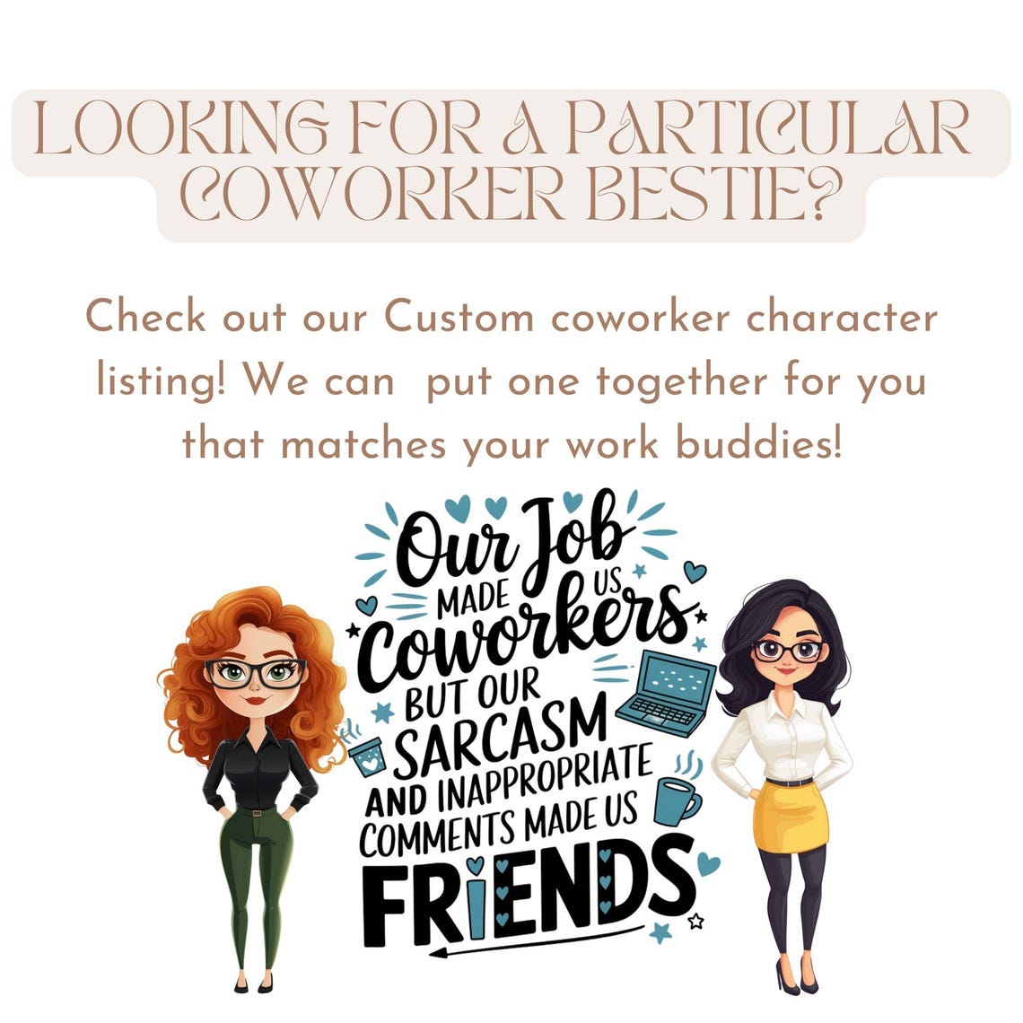 Coworker Tumbler 20 Oz Png Bundle Customizable Office Friends Tumbler ...