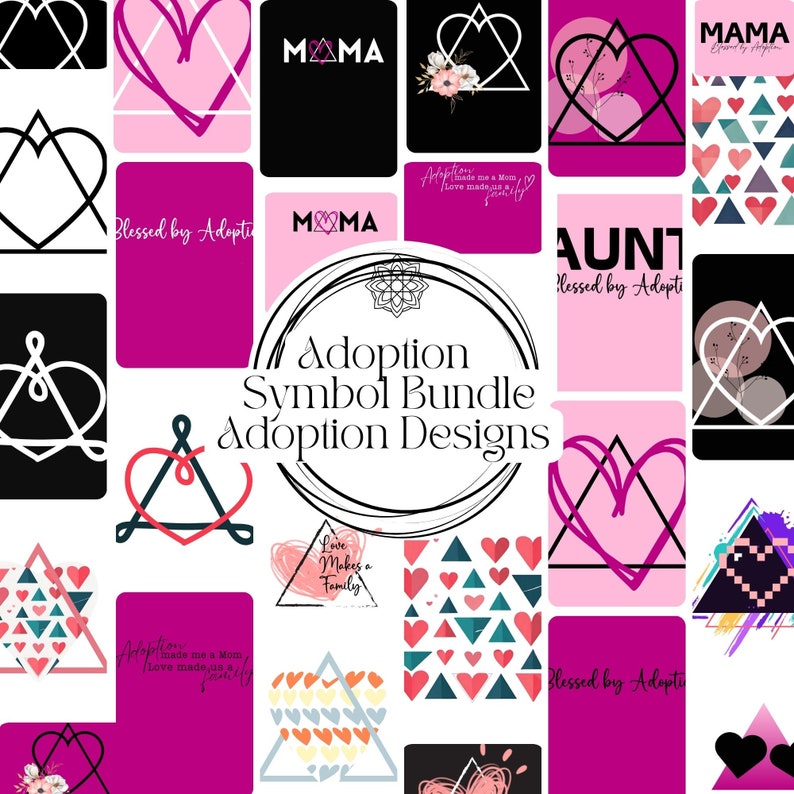 Adoption Symbol Png, Adoption Mom Tshirt Clipart, Adoption Shirt Svg ...