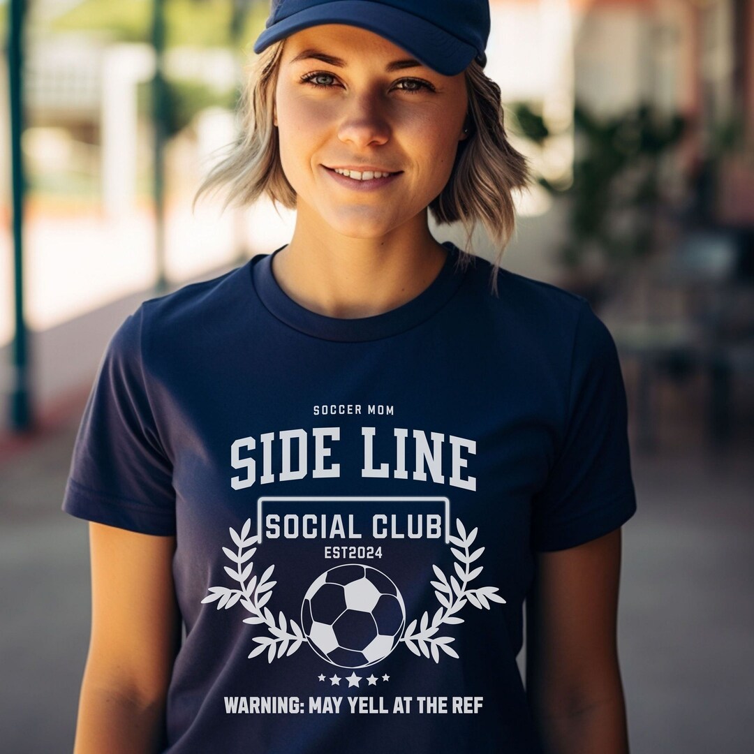 Soccer Mom PNG, Side Line Social Club Png Football (EU) Jpeg, Digital ...