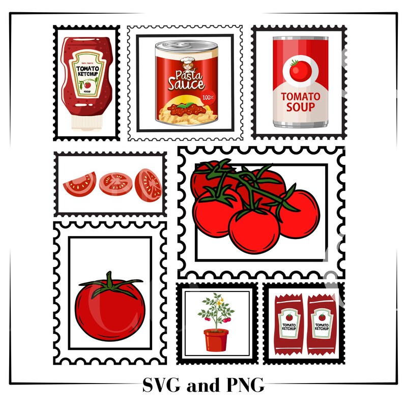 Tomato Stamp - Etsy