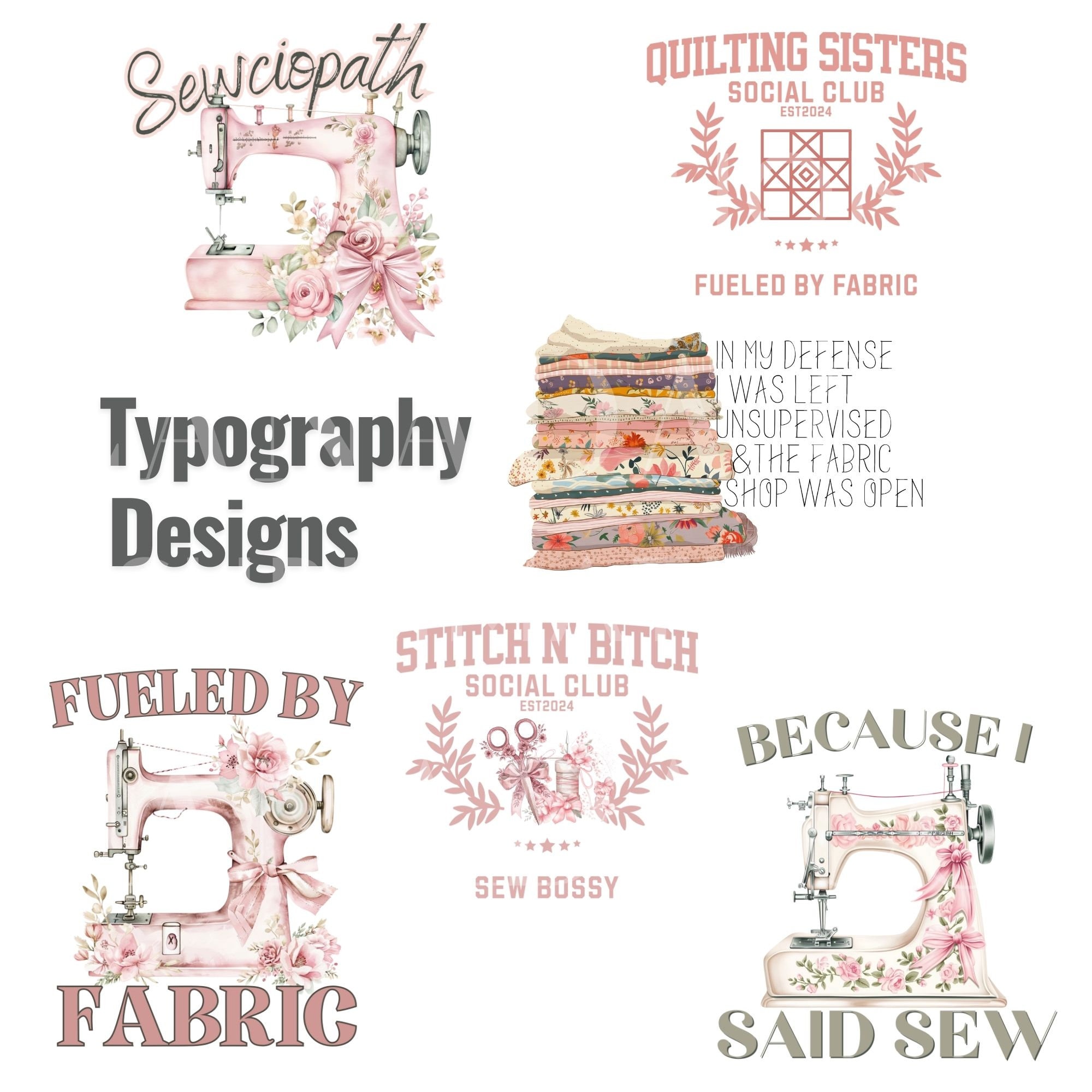 Coquette Aesthetic Sewing Clipart Quilting Png Funny Sewing Clipart ...
