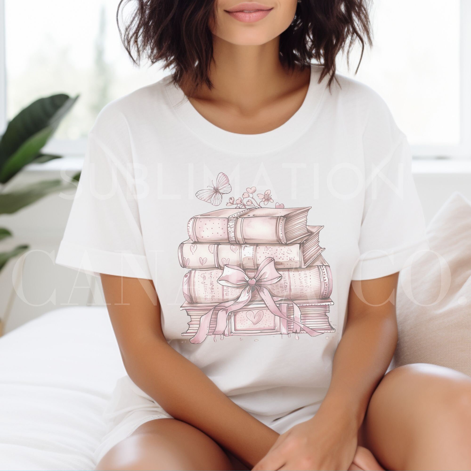 Coquette PNG Bundle, Coquette Book Lover SVG, Fantasy Books Coquette ...