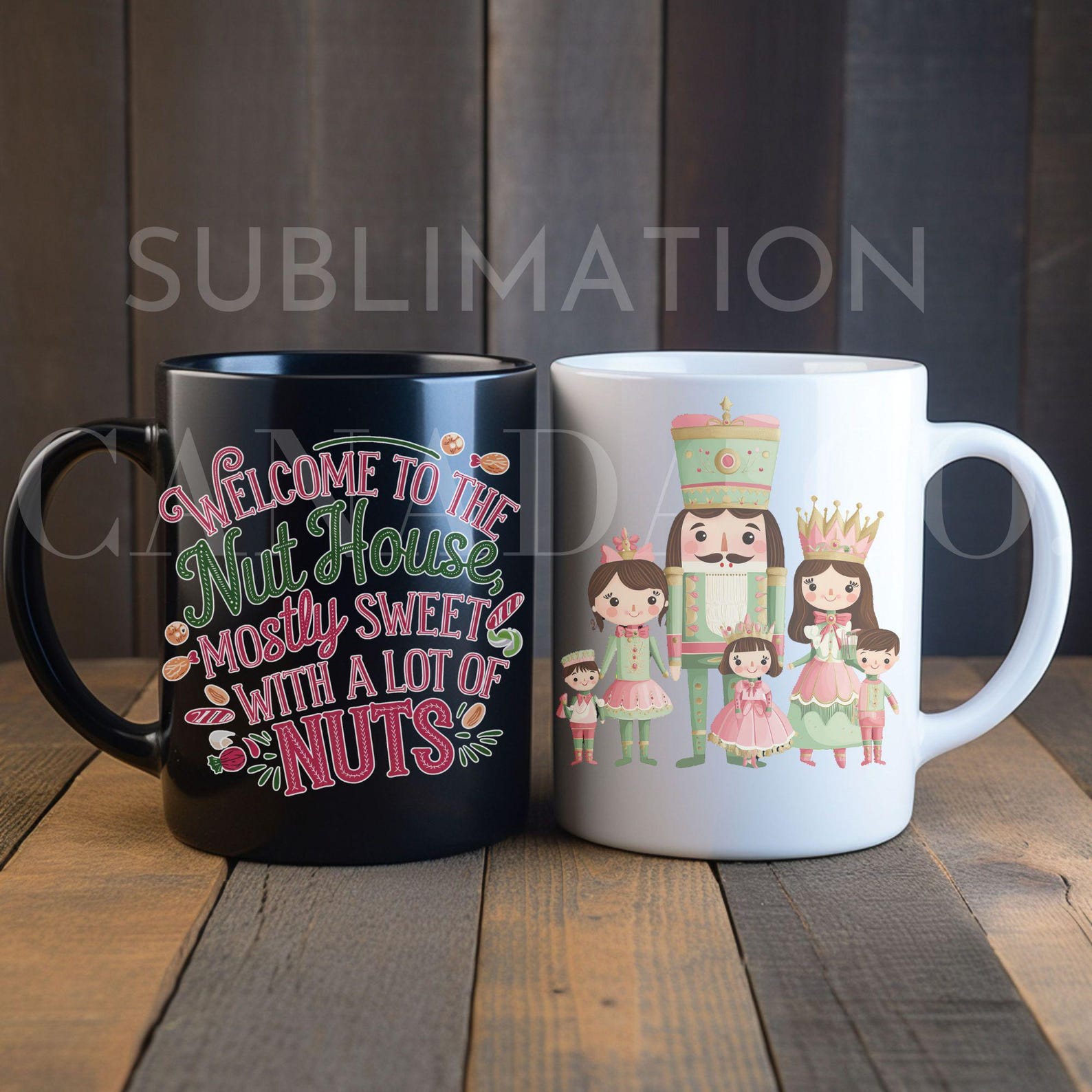 Nutcracker Family Png Nutcracker Christmas UV DTF Family Quotes Cutting ...