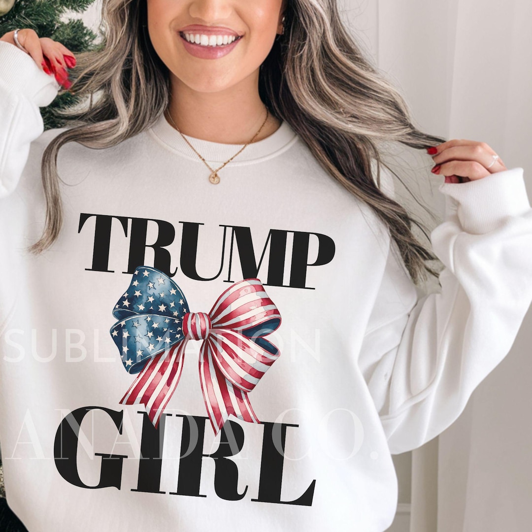 Trump Girl 2024 Png,donald Trump PNG, Ladies Trump Election Sublimation ...