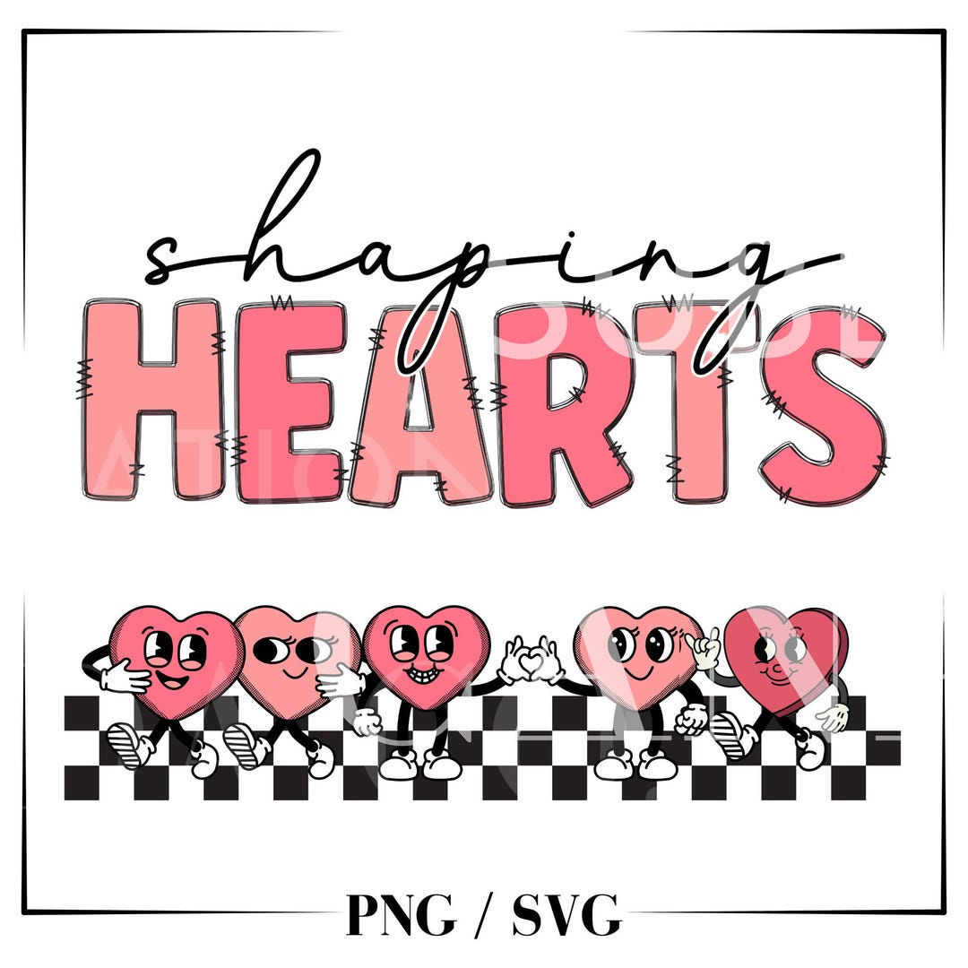 Teacher Valentines Png, Teacher Retro Heart Svg,valentines Day Teacher ...