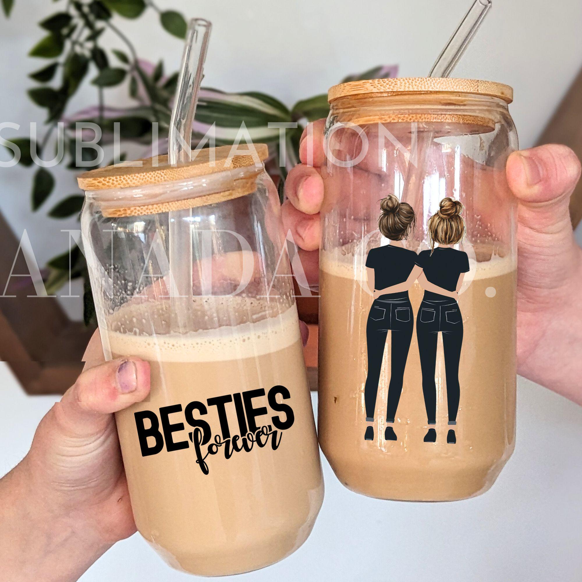 Custom Bestie Clipart Png Best Friend Design UV DTF Customizable Best ...