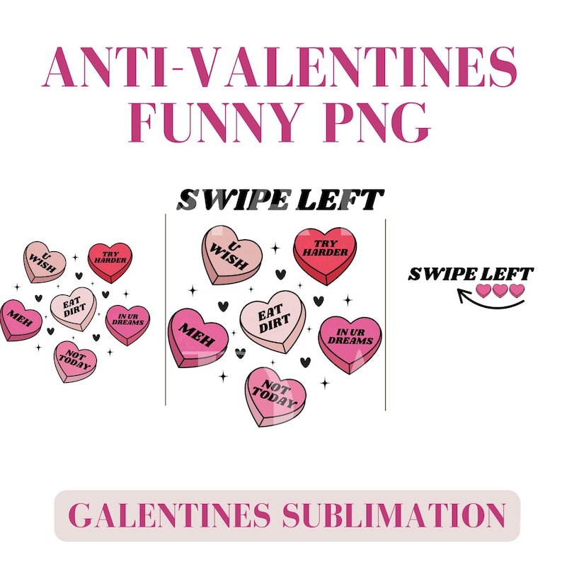 Anti Valentines Png, Funny Valentines Svg, Galentines Clipart, Anti ...