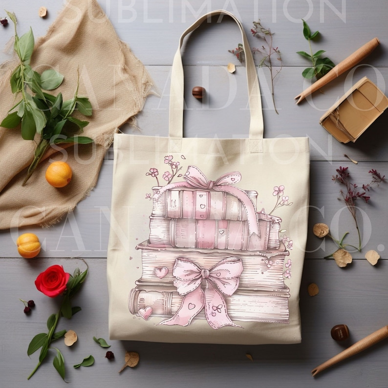 Coquette PNG Bundle, Coquette Book Lover SVG, Fantasy Books Coquette ...