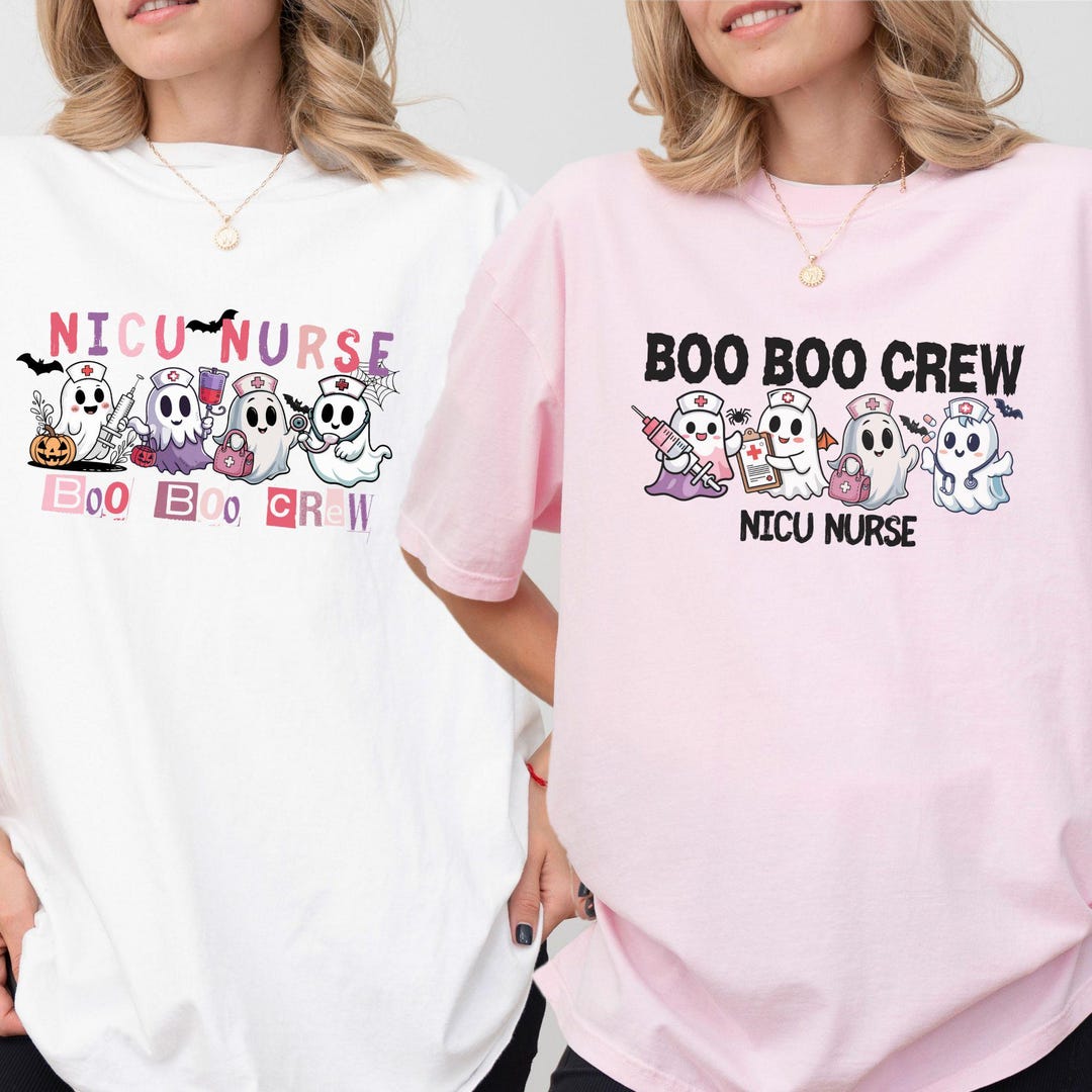 NICU Nurse Halloween Boo Crew Png, PEDS Nurse Halloween Boo Boo Crew ...