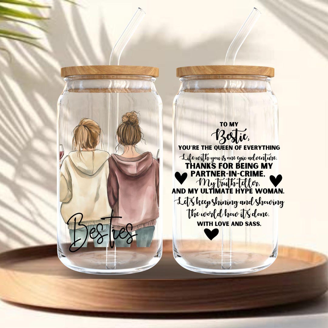 Bestie Clipart Png Best Friend Design UV DTF Best Friend Quotes Bestie ...