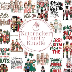 Nutcracker Family Png Nutcracker Christmas UV DTF Family Quotes Cutting ...