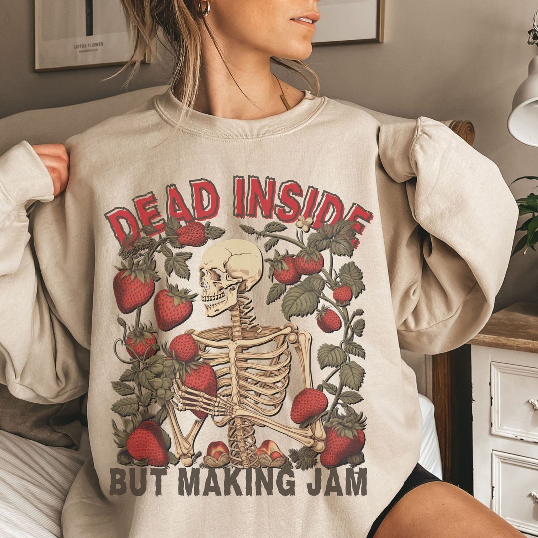 Strawberry Png Skeleton Strawberry SVG Design Dead Inside Funny ...