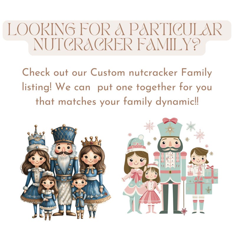 Nutcracker Family Png Nutcracker Christmas UV DTF Family Quotes Cutting ...