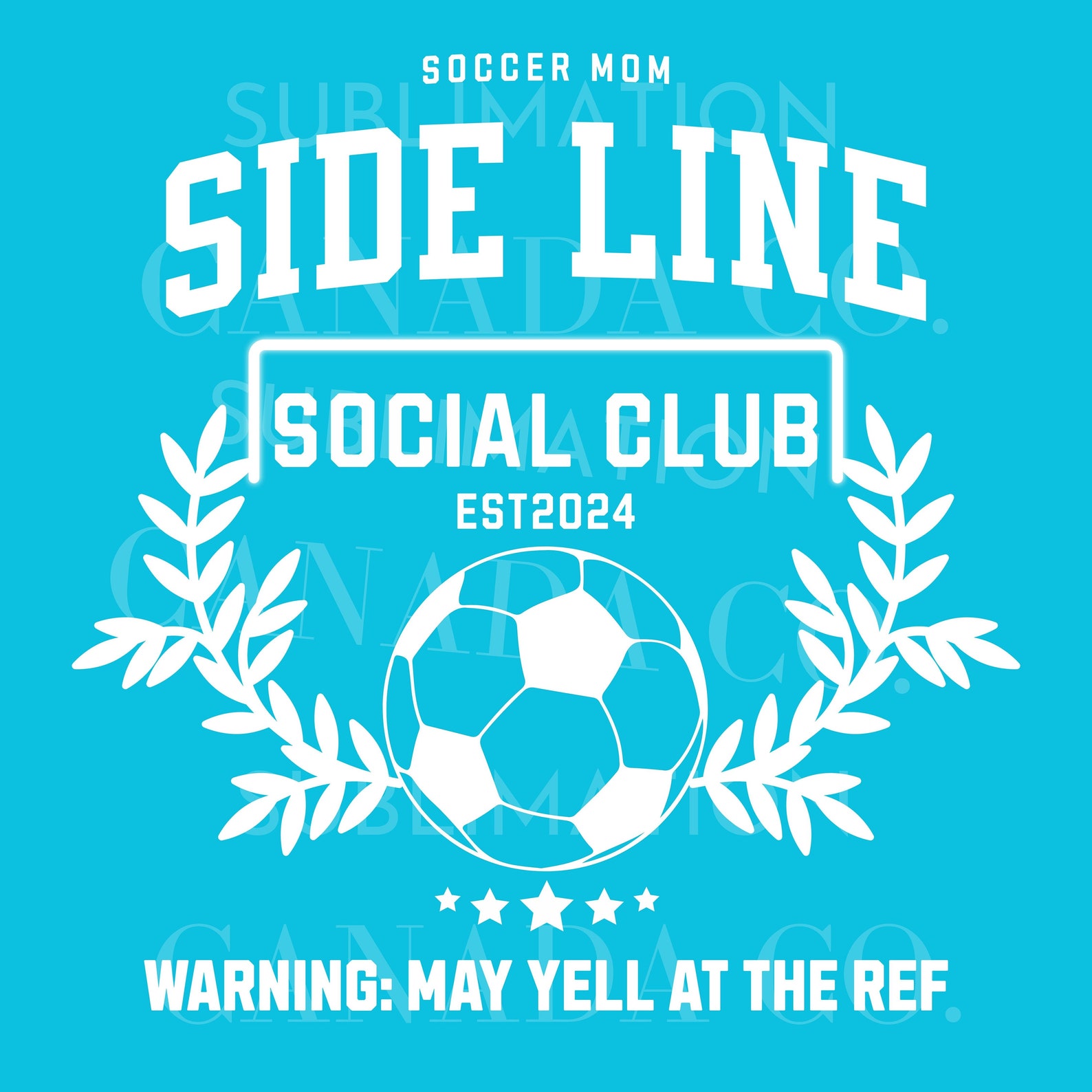 Soccer Mom PNG, Side Line Social Club Png Football (EU) Jpeg, Digital ...