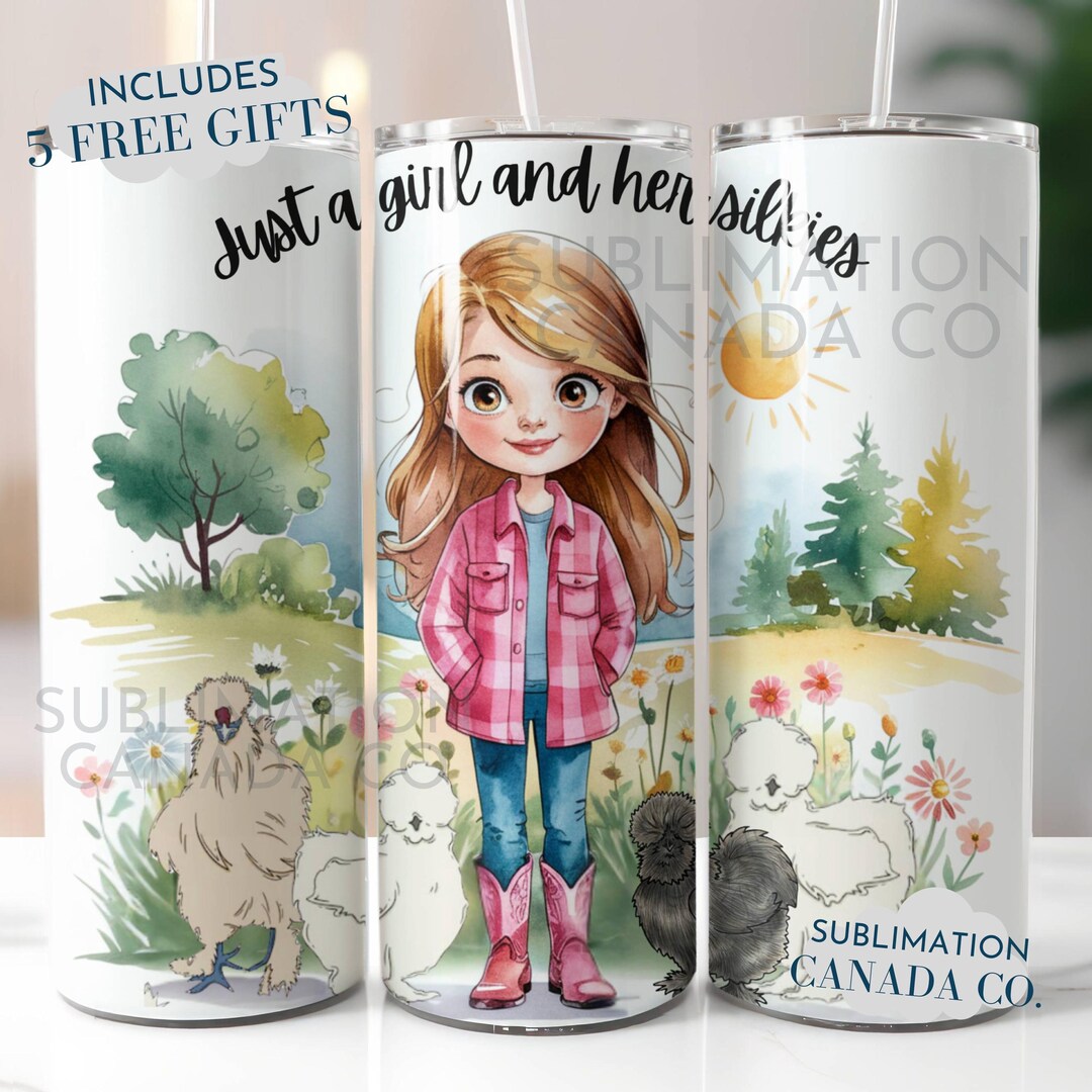 Funny Silkie Chicken Wrap 20 Oz Png Silkie Mama 20 Oz Tumbler Wrap ...