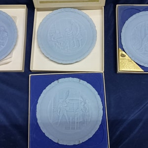 Fenton Glass Bicentennial Commemorative Plates Complete Set of 4 - Etsy