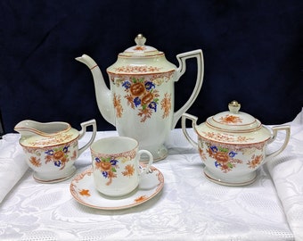 Mid Century Rare ROYAL TARA raphoe Tea Set in Fine Bone China Made in ...