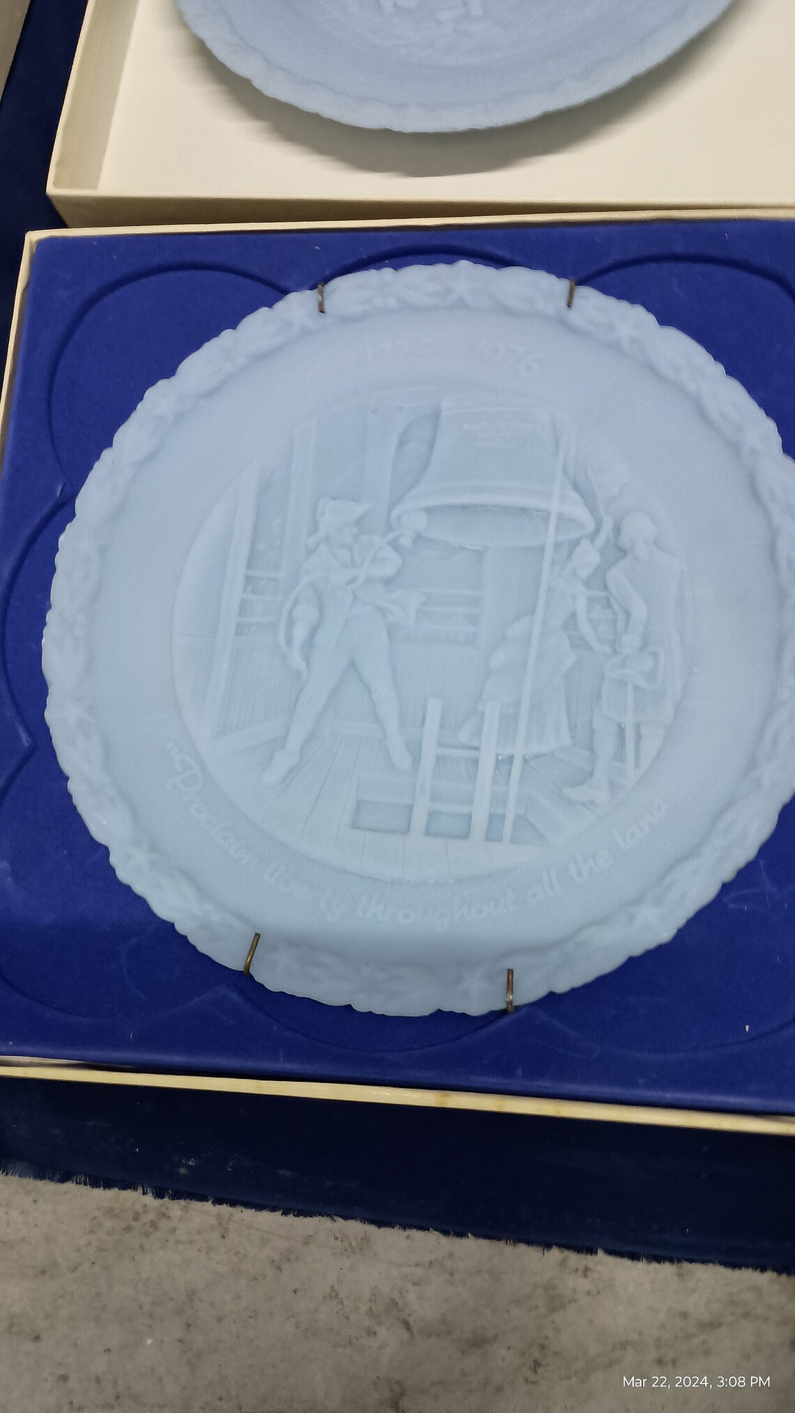 Fenton Glass Bicentennial Commemorative Plates Complete Set of 4 - Etsy