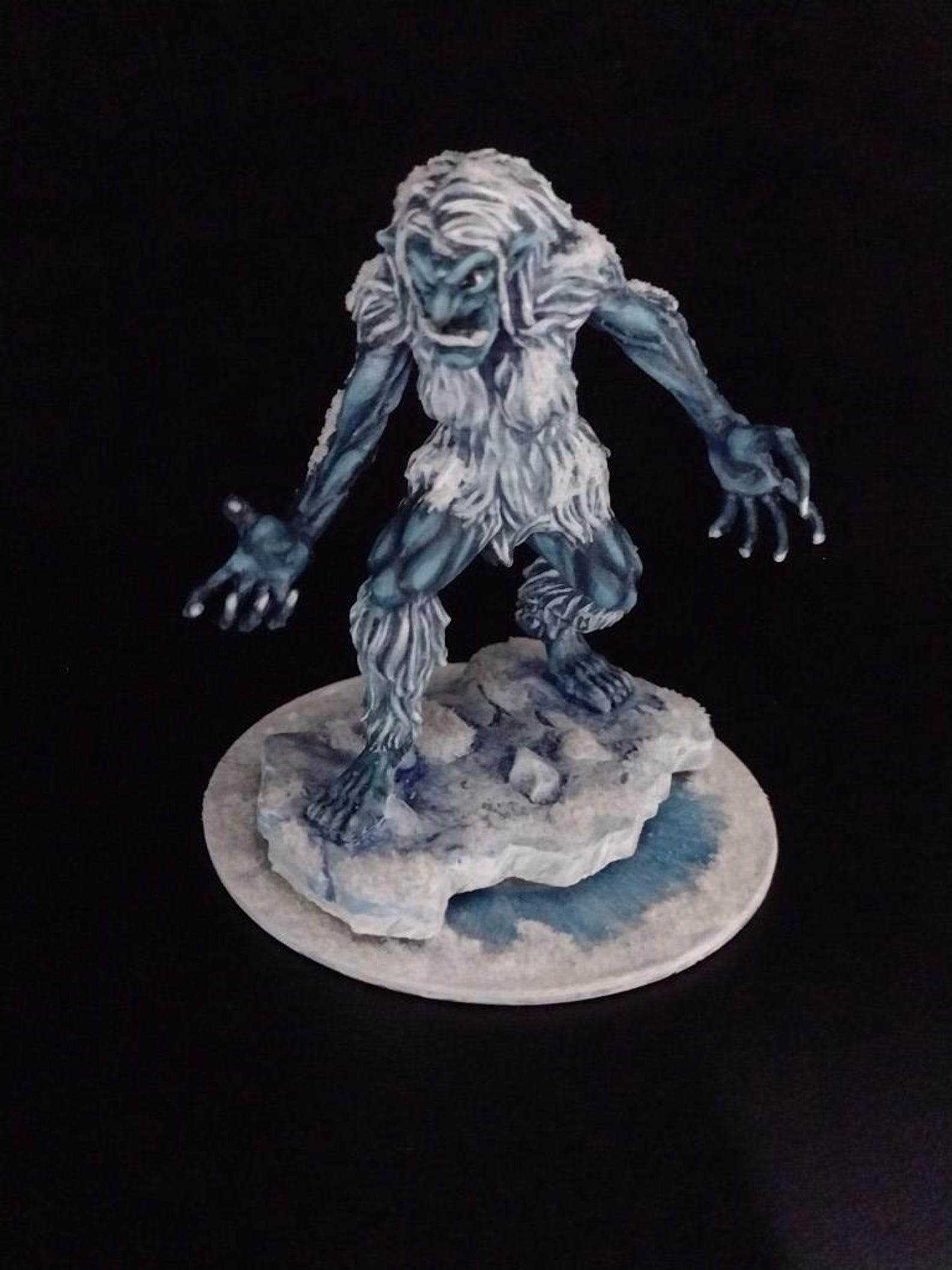 Wizkids Nolzur Marvelous Miniatures Female Ice Troll Standing a Custom ...
