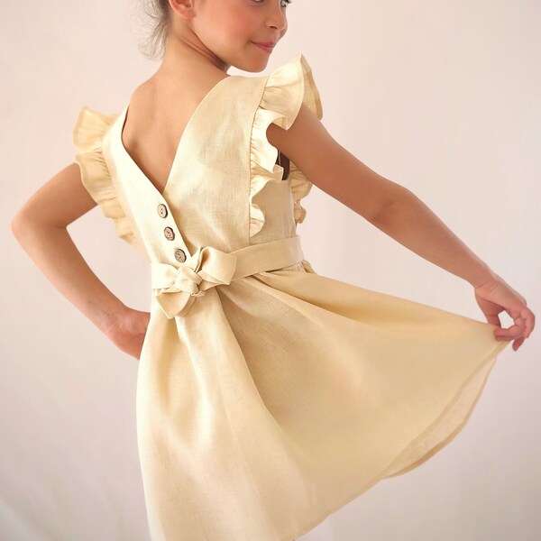 Kids Linen Dresses - Etsy