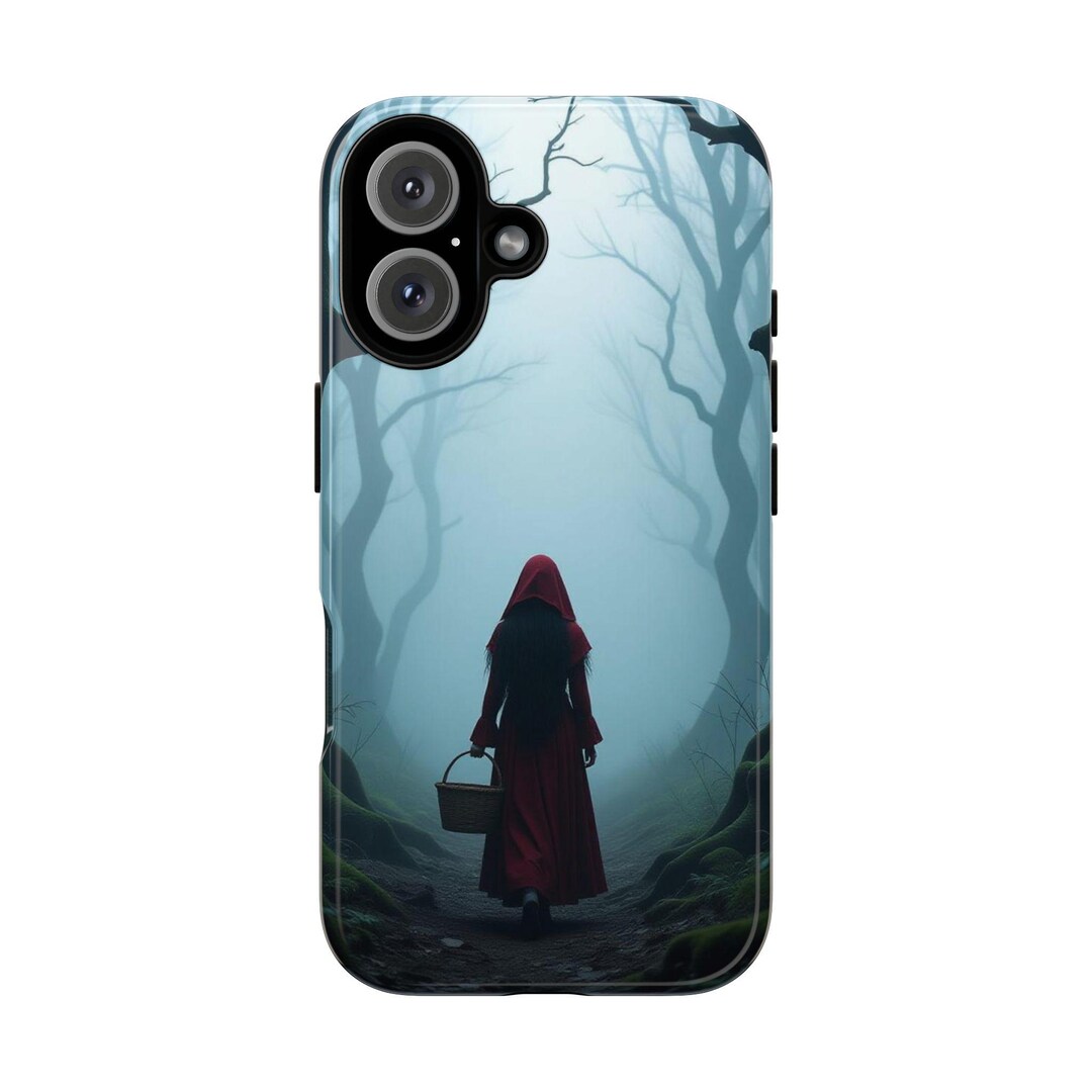 Red Riding Hood Silhouette Phone Case | Fairy Tale Forest iPhone Case ...