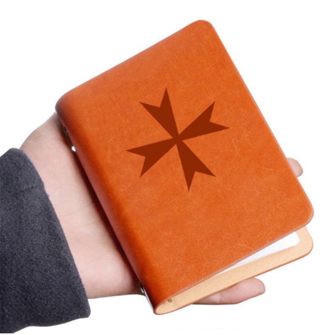 Knights of Malta Masonic Leather Notebook - Etsy