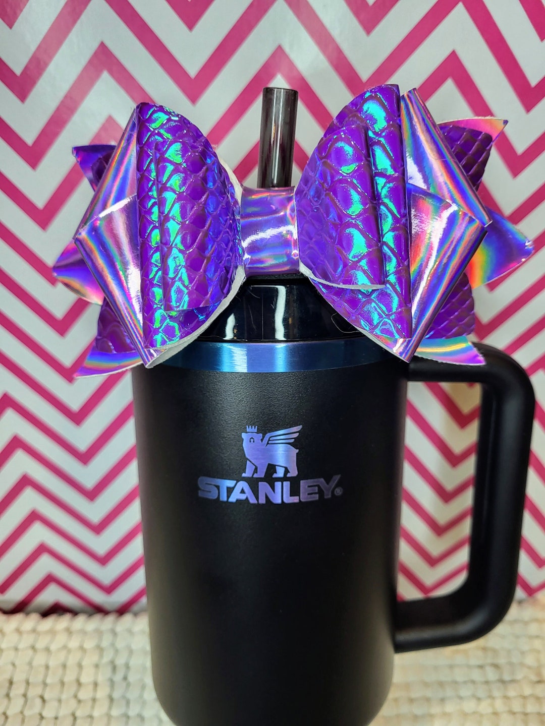 Chroma Bow Topper Straw Topper Stanley 40oz 30oz Tumbler Accessories ...
