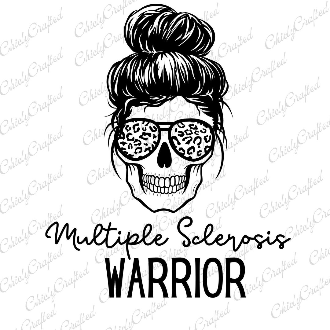 SVG PNG Multiple Sclerosis Warrior Cut File Cricut Digital Download - Etsy