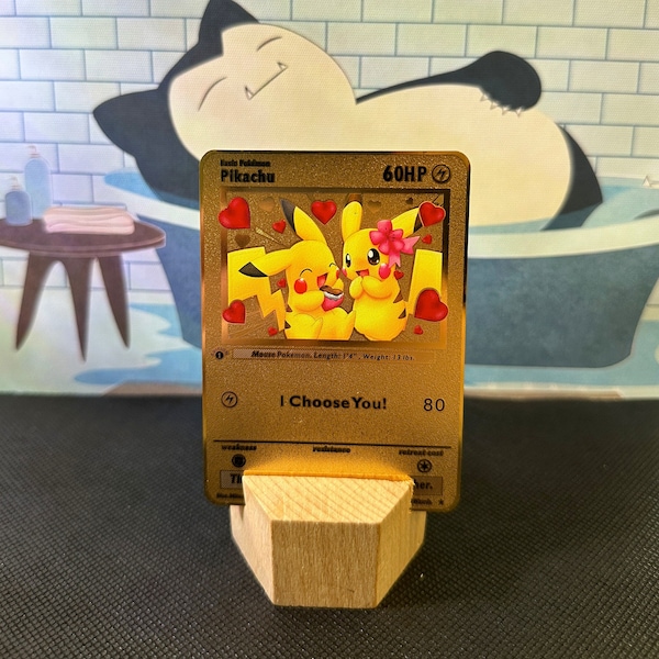 Pikachu. I Choose You Card - Etsy