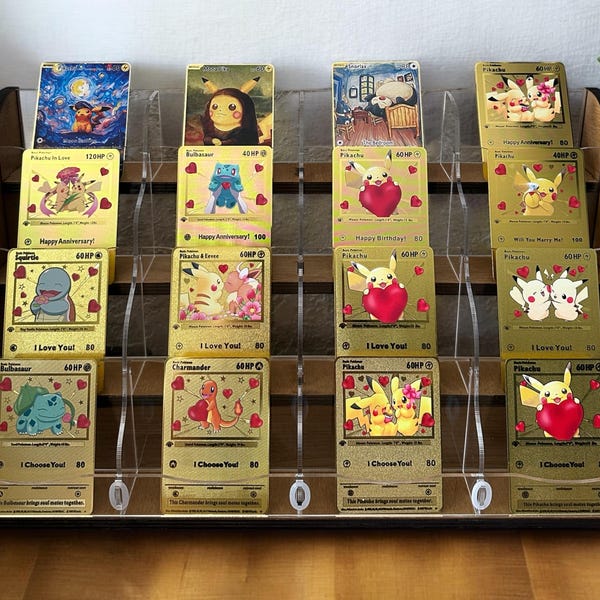 Metal Pokemoncards - Etsy
