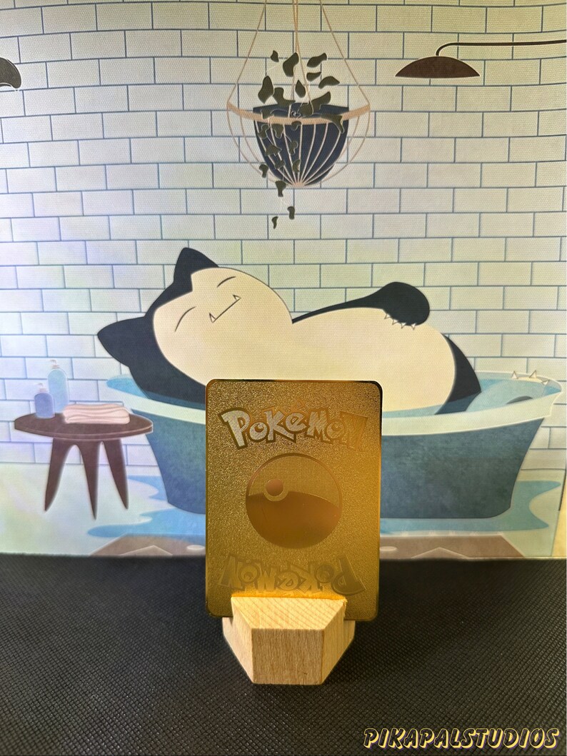 Pokemon Mona Pika Renaissance Golden Metal Card Funny Cute Gift for ...