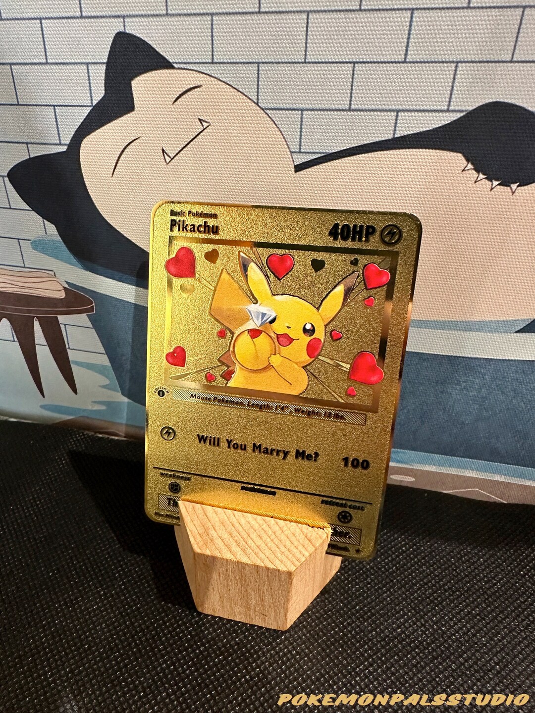 Pokemon Pikachu will You Marry Me Card Cute Romantic Anniversary or ...