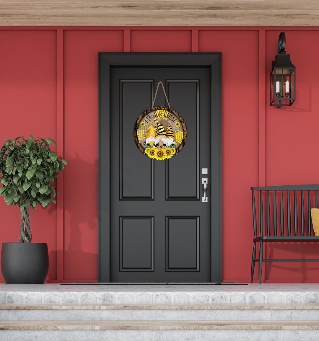 12 Inch Round Door Sign - Etsy