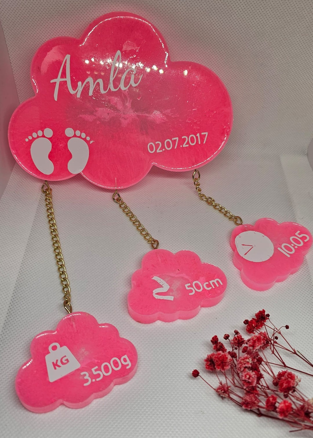 Cloud Baby Shower Gift, Resin Art Cloud Baby Gift, Baby Cloud Decor ...