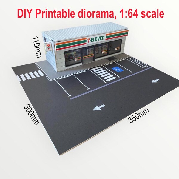 7 Eleven Diorama - Etsy